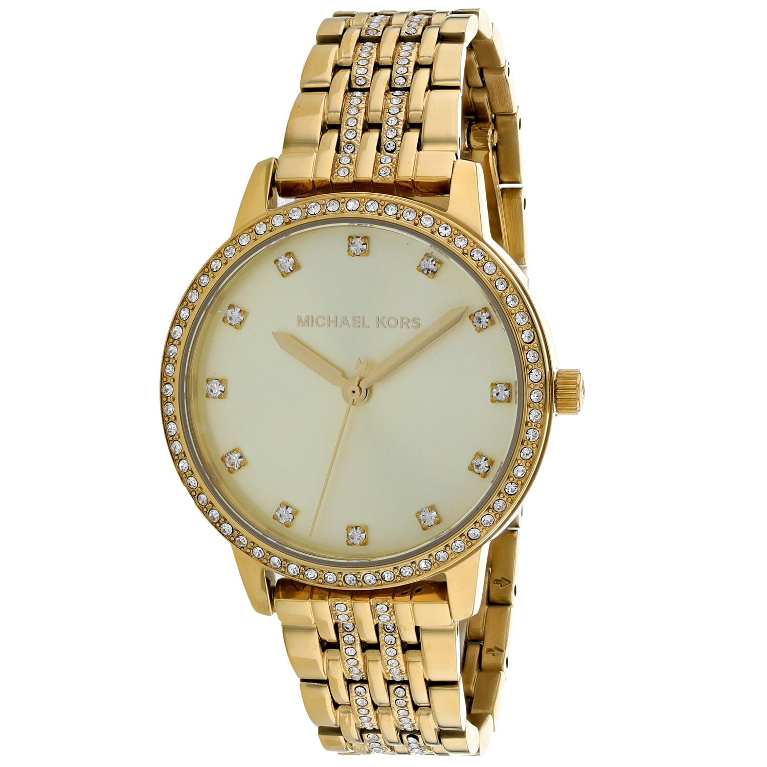 Michael Kors Women's Melissa Gold Dial Watch - MK4368 - Walmart.com