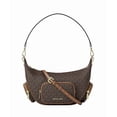 Michael Kors Women’s Merritt Medium Signature Logo Convertible Shoulder ...