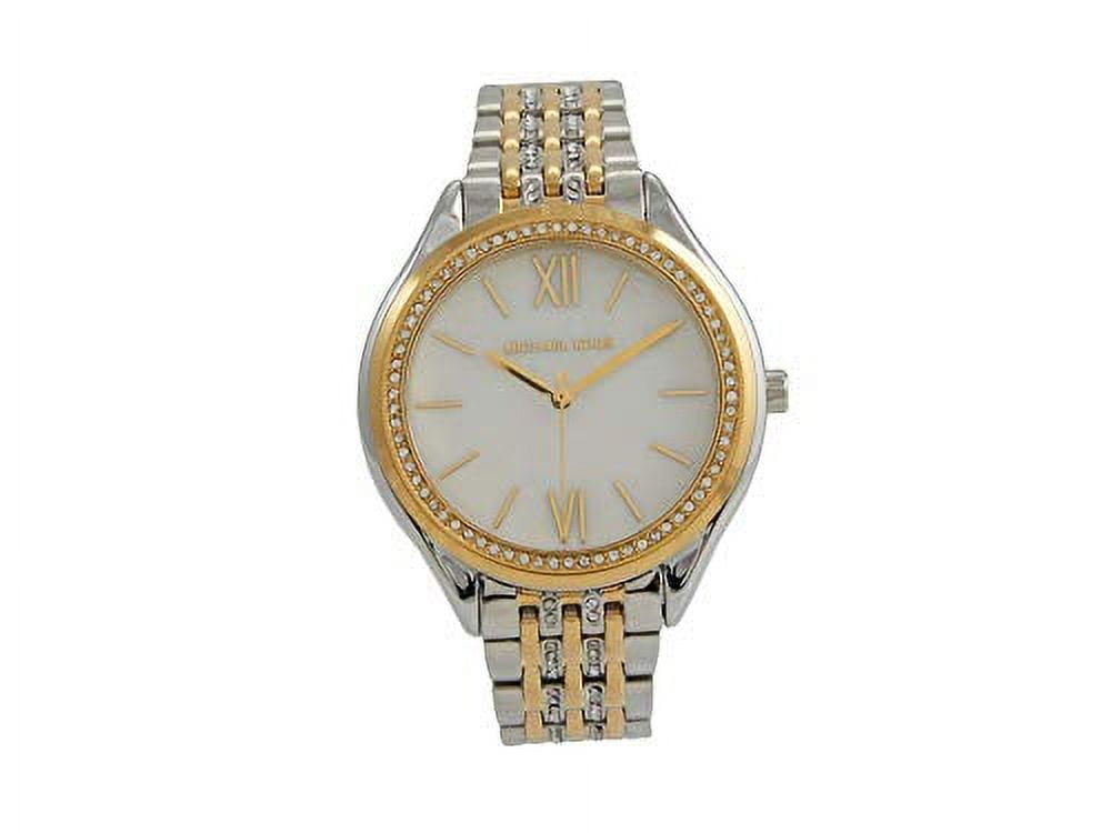 Michael Kors Women's Mindy Three-Hand Silver-Tone Alloy Watch MK7084 ...