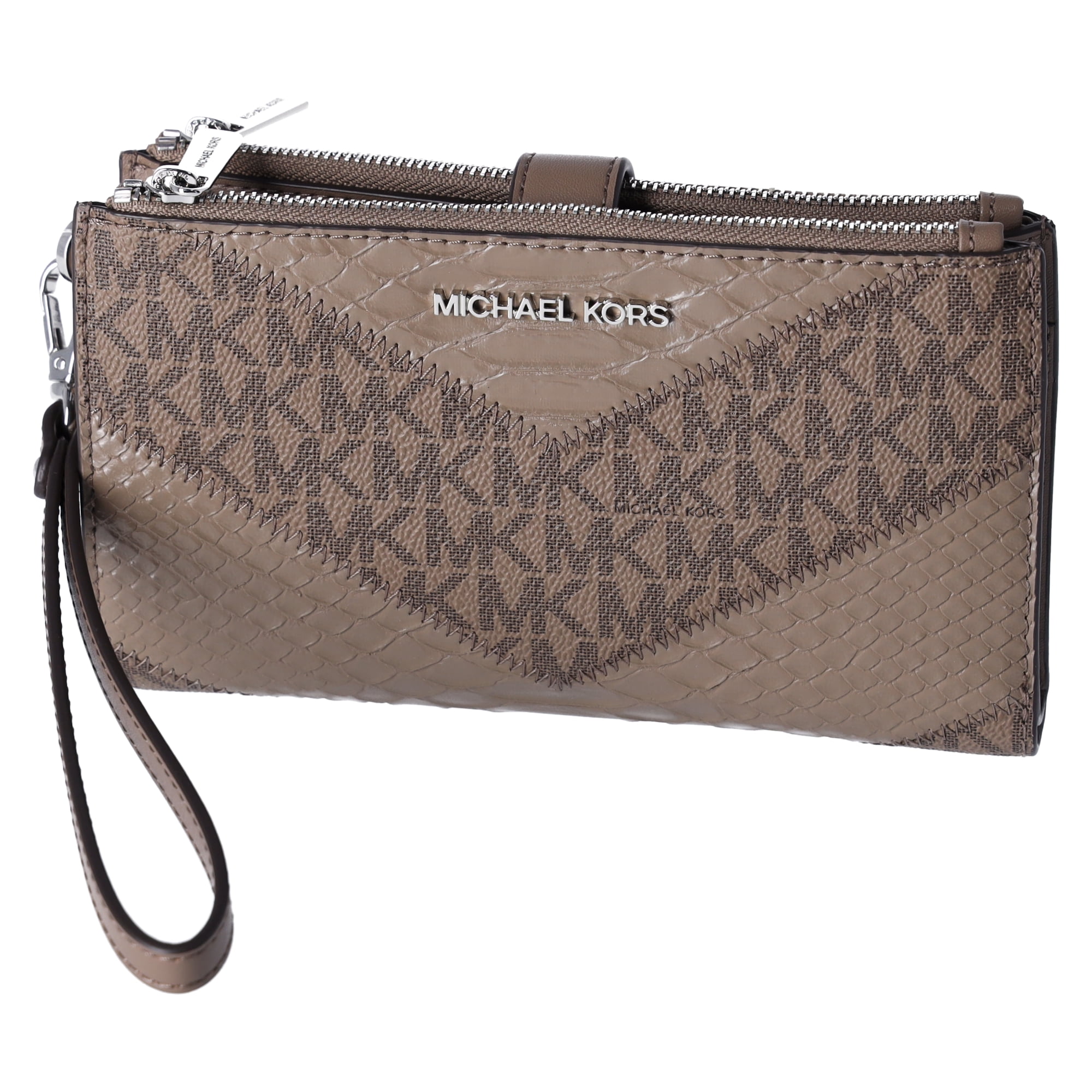 Michael Kors Women's Multi Python Jet Set Travel Wallet Dusk - Walmart.com