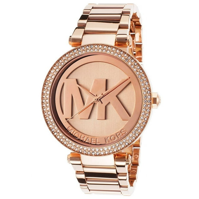 Michael Kors Parker Women's Watch MK5865, Rose Gold-Tone, Stainless ...