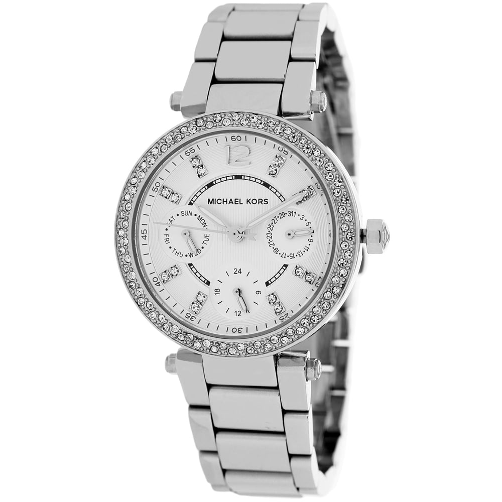 Michael Kors Women's Parker Silver Dial Watch - MK5615 - Walmart.com