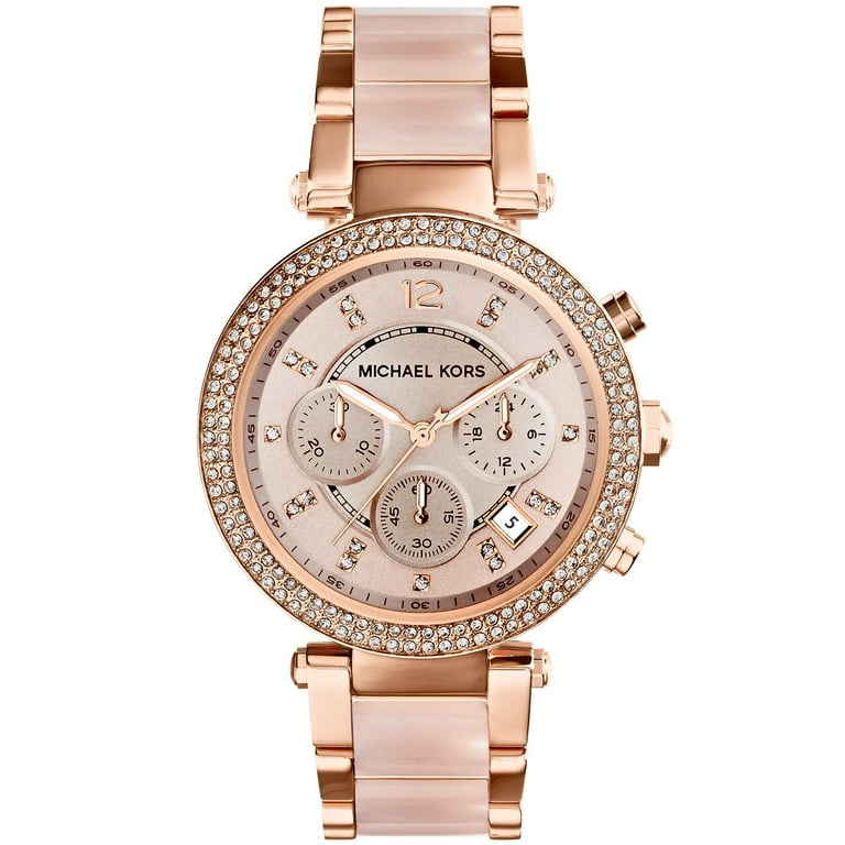 Michael Kors MK5896 Women's Parker Round Wrist Watch with Michael Kors MK5896 Women's Parker Round Wrist Watch with