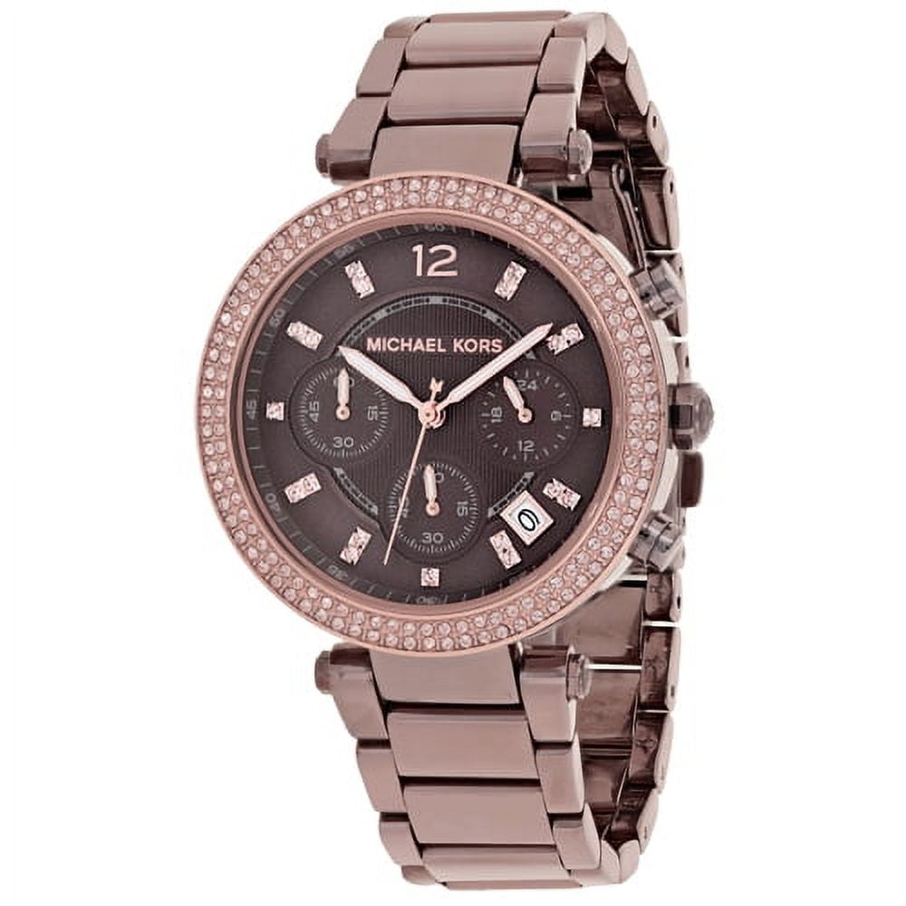 Michael Kors Women's Parker Watch Quartz Mineral Crystal MK6378 ...