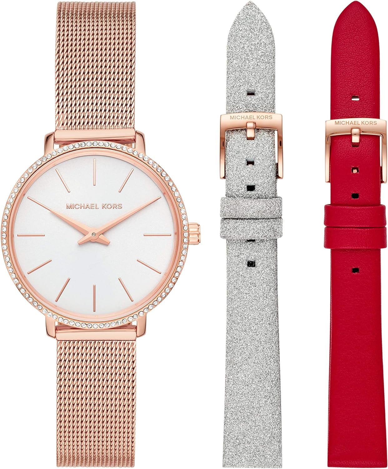 Michael Kors Women's Pyper White Dial Watch - MK4418 - Walmart.com