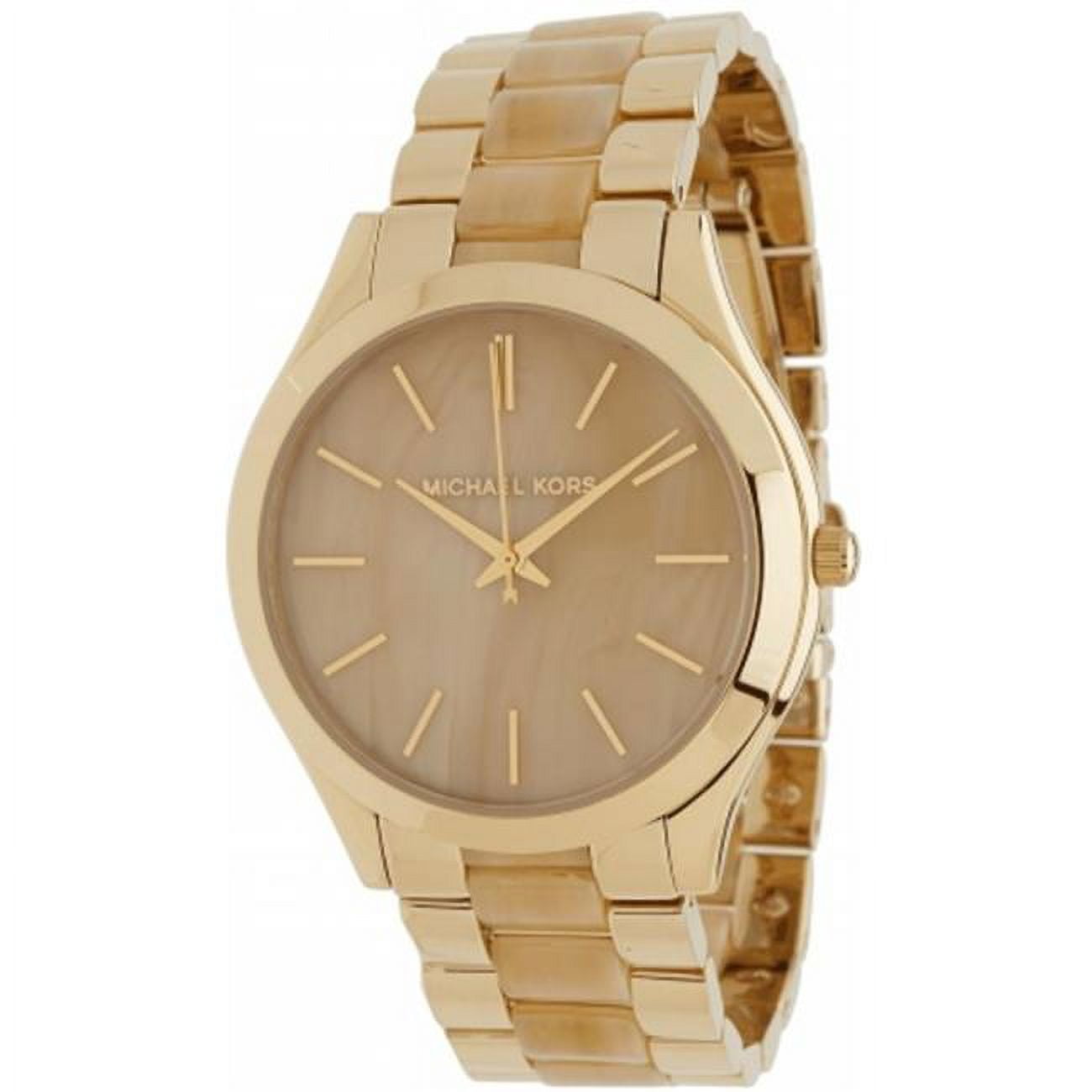 Michael Kors Women's Runway Gold tone Dial Watch - MK4285 - Walmart.com