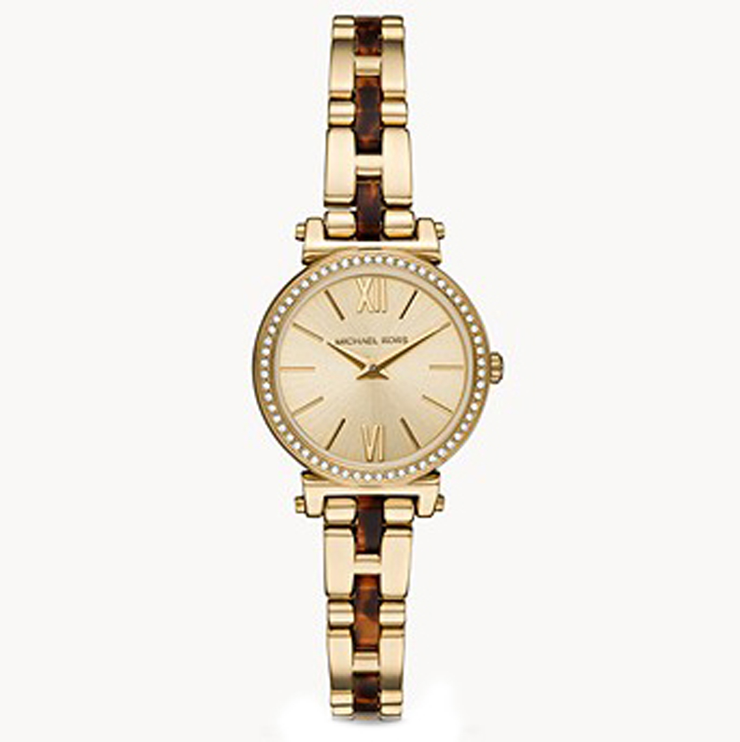 Michael Kors Women's Sofie Gold Dial Watch - MK4346 - Walmart.com