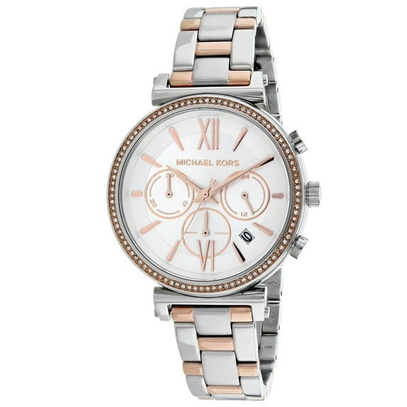 Michael Kors Women's Sofie Watch, Stainless Steel, Silver Dial, Quartz ...
