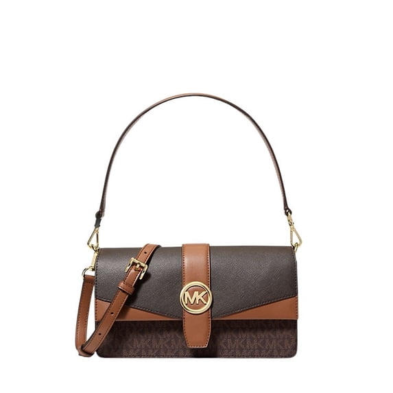 Michael Kors Womens Greenwich Medium Signature Logo Convertible ...