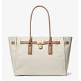 Michael Kors Womens Hamilton Moderne Large Signature Logo Tote Bag ...
