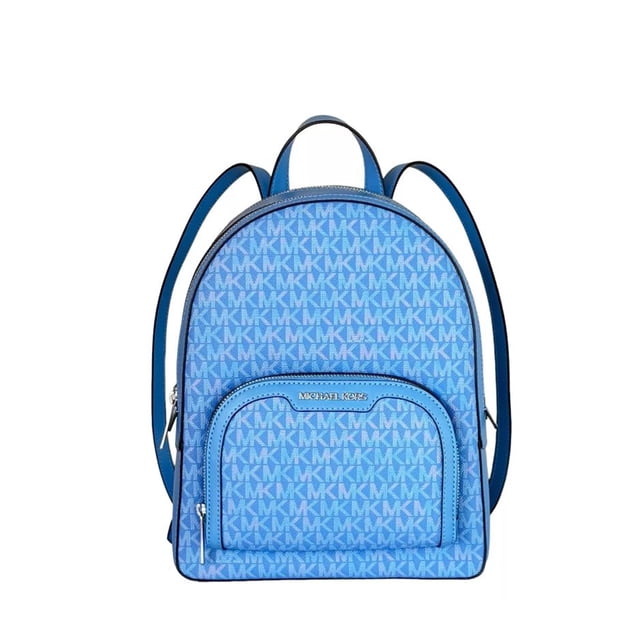 Michael Kors Womens Jaycee Medium Logo Backpack (South Pacific ...