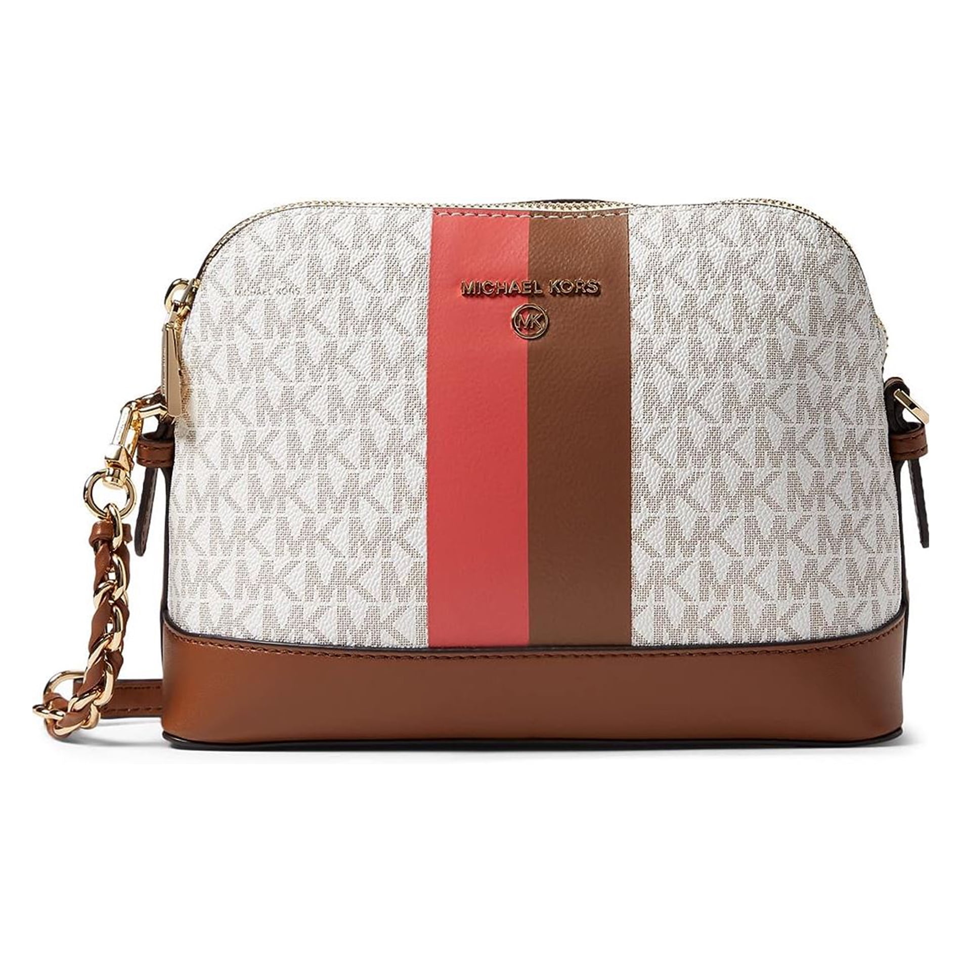 Michael Kors Womens Jet Set Charm Large Dome Crossbody Dahlia Multi One ...