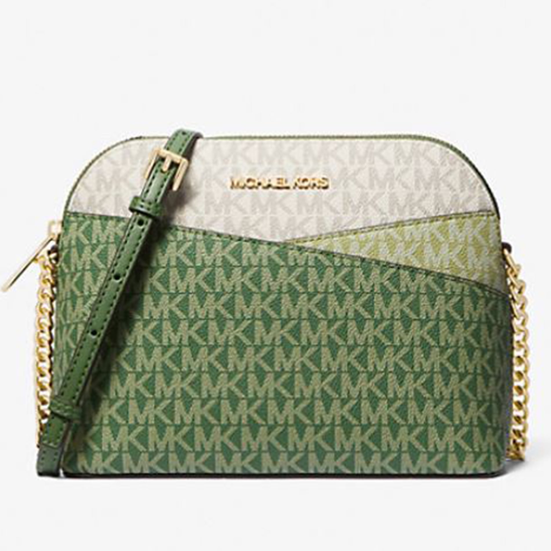 Michael Kors Womens Jet Set Medium Dome Crossbody Leather Handbag ...