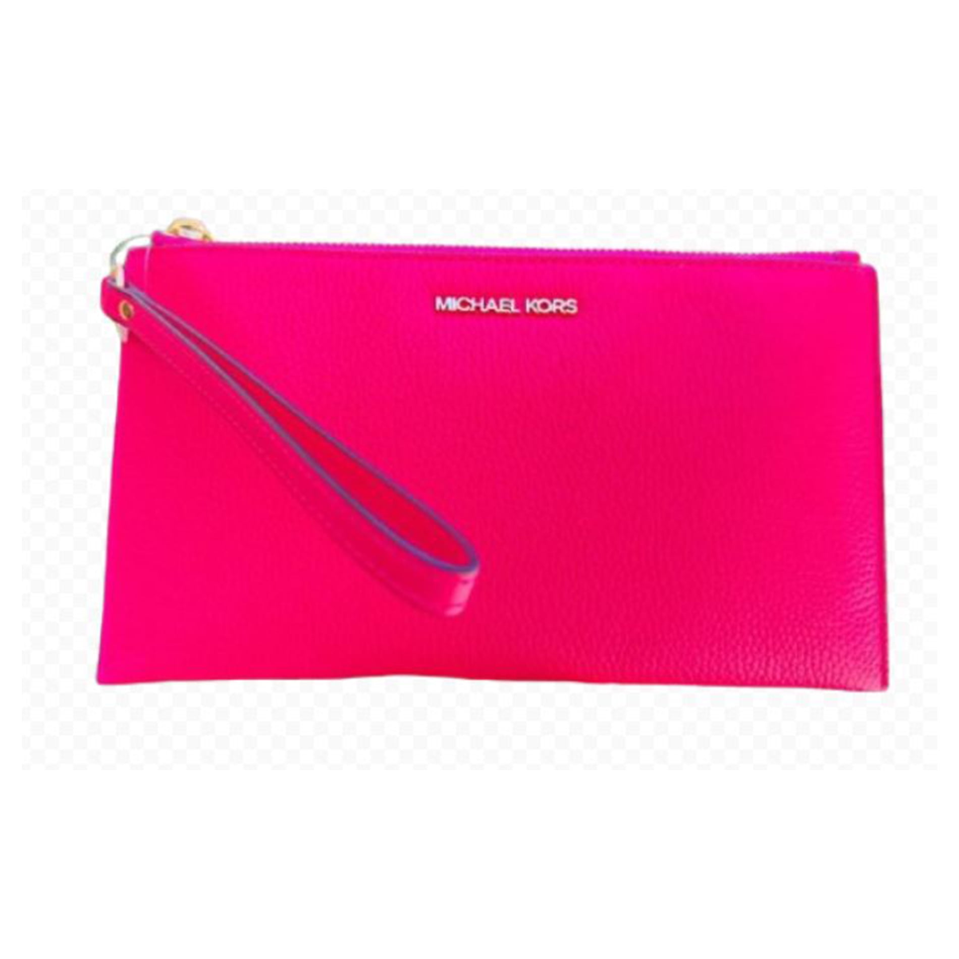 Michael Kors Women's Jet Set Travel Large Top Zip Pebbled Leather ...