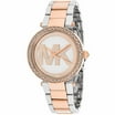 Michael Kors Women's Parker Glitz Watch, Stainless Steel, Silver Dial ...