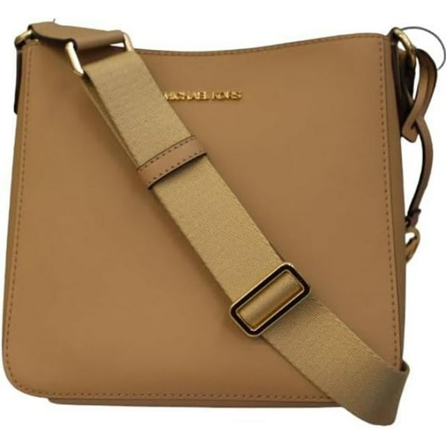 Michael Kors Womens Small Leather Crossbody Bag (Camel) 35S4GTVC5L-222 ...