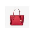 Michael Kors Jet Set XS Bright Red Top Zip Small Travel Carryall Tote ...
