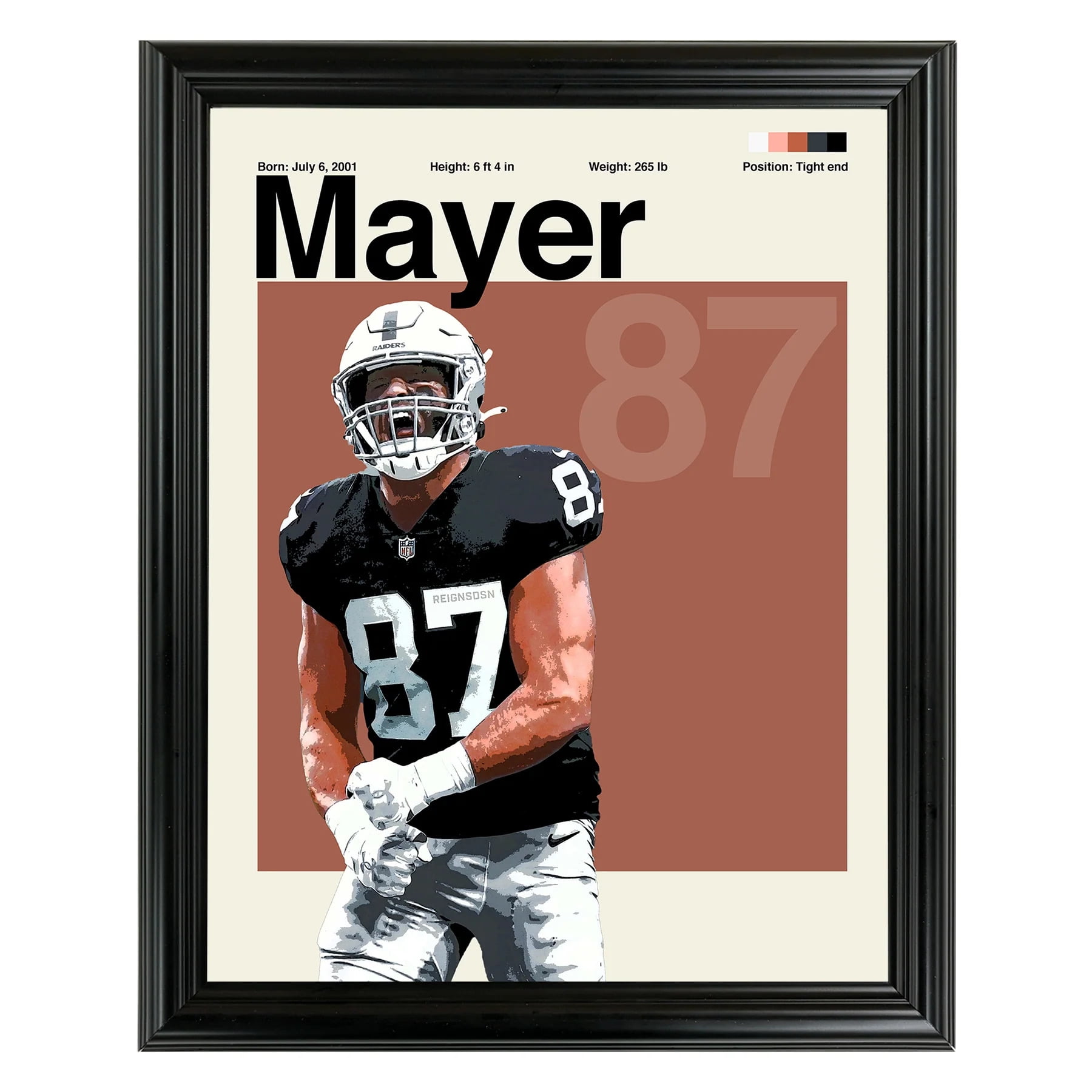 Michael Mayer Framed Sports Art Photo by Thomas Maxwell - Walmart.com