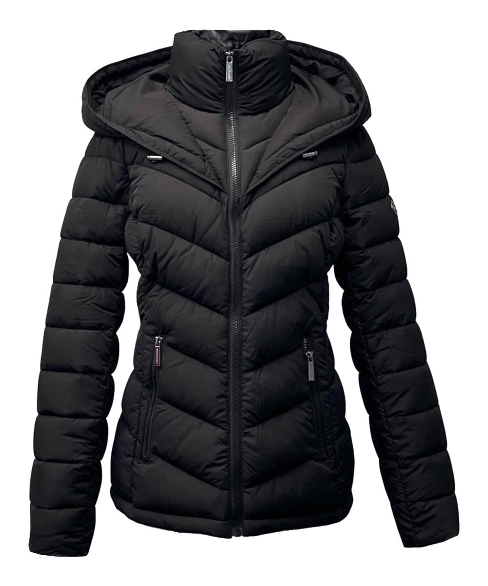 Michael Michael Kors Hooded Packable Down Puffer Jacket Coat Zip Front ...