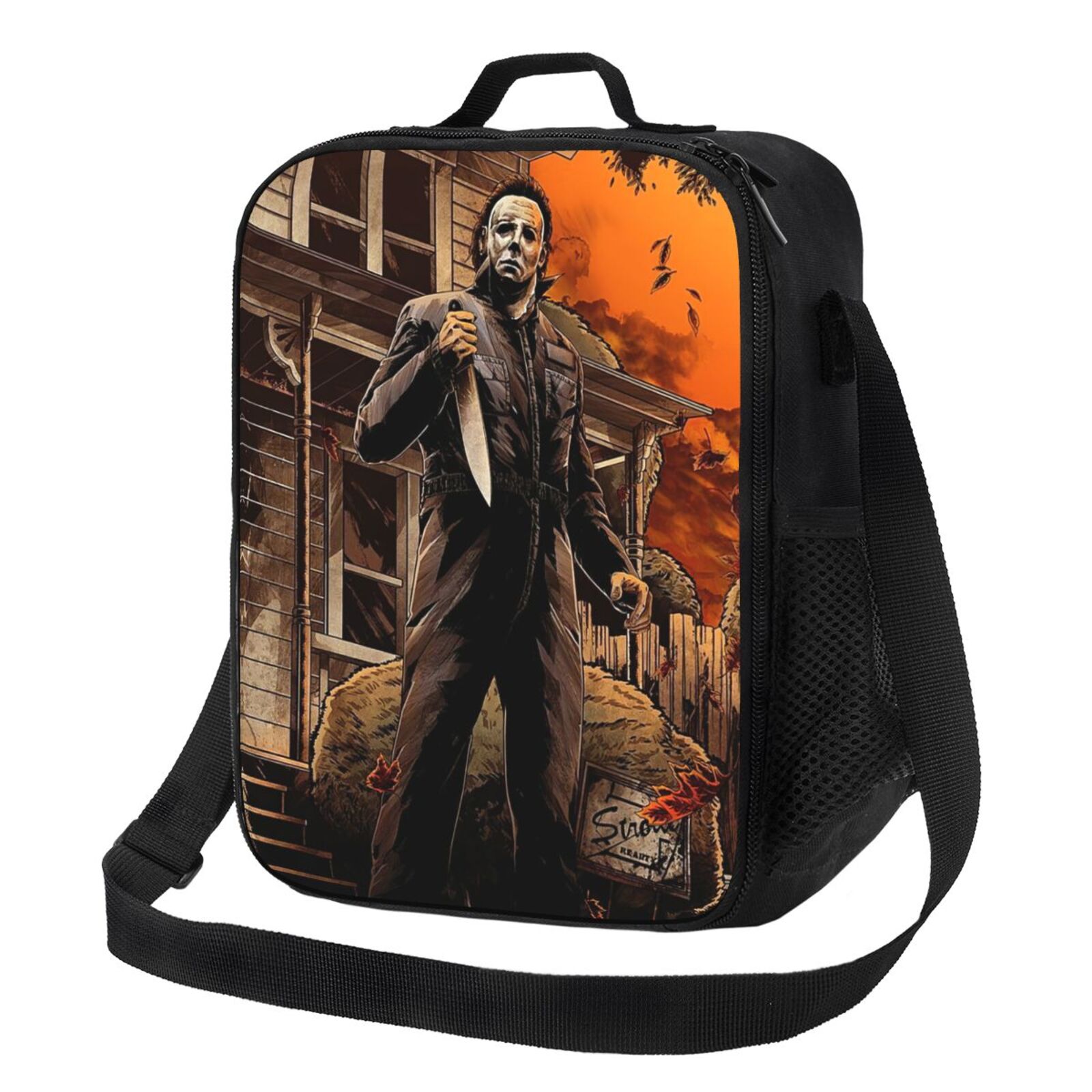 Michael My-ers Lunch Bag Insulated Thermal Boxes with Shoulder Strap ...