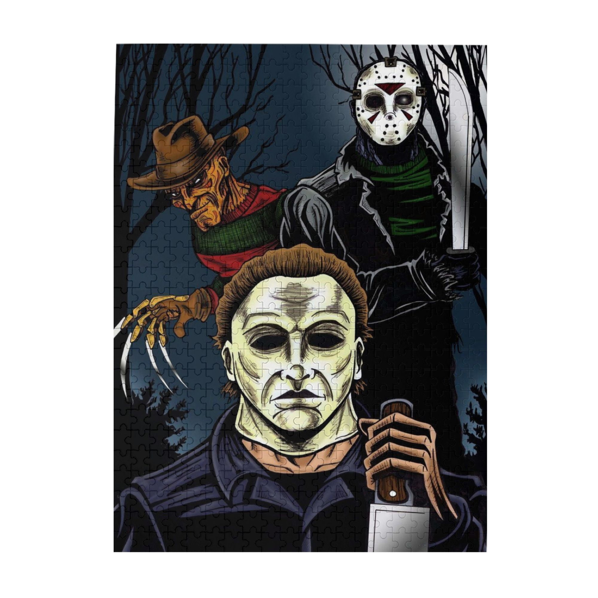Michael Myers 300 Piece Jigsaw Puzzle for Adults Kids, Challenging ...