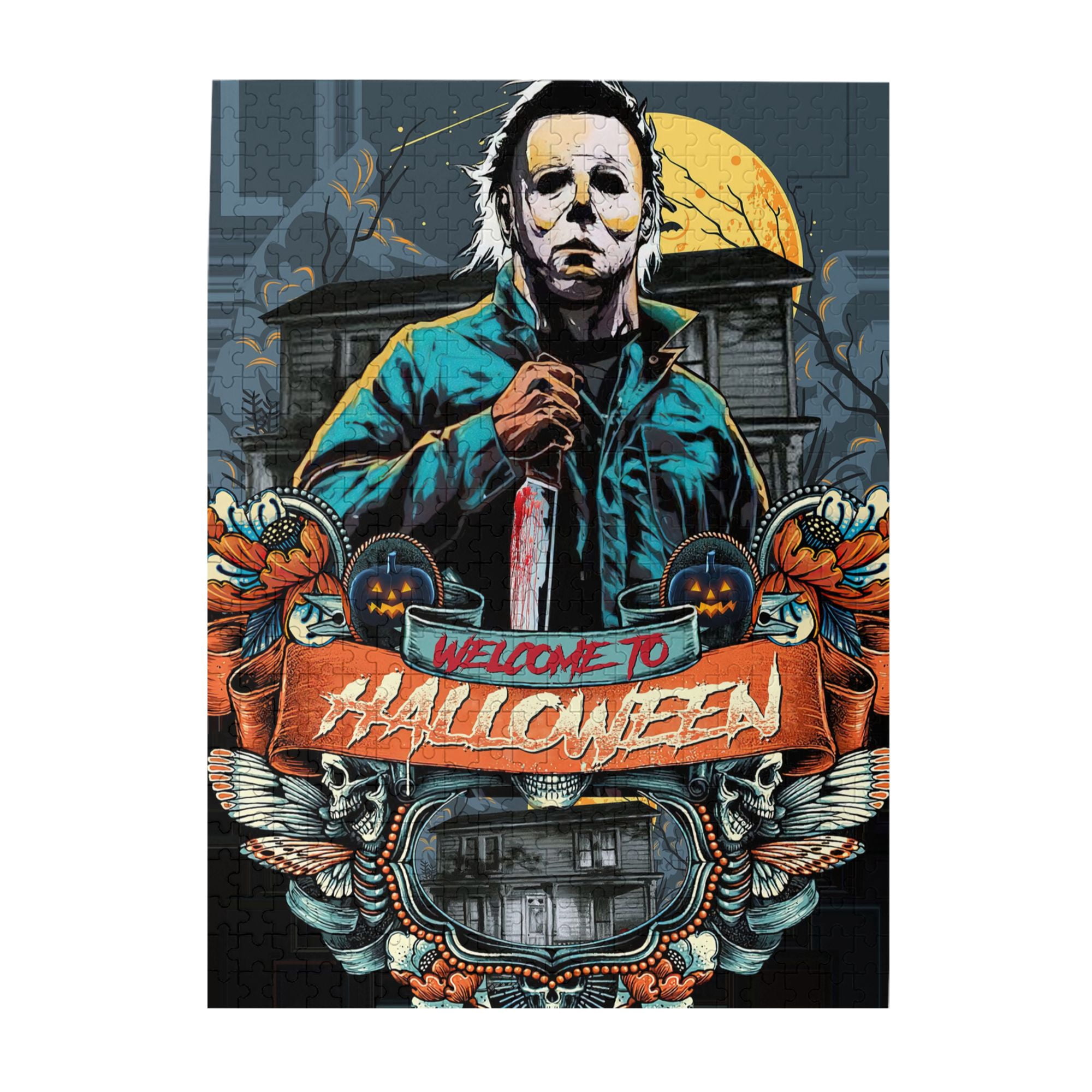 Michael Myers 500 Piece Jigsaw Puzzle for Adults Kids, Challenging ...