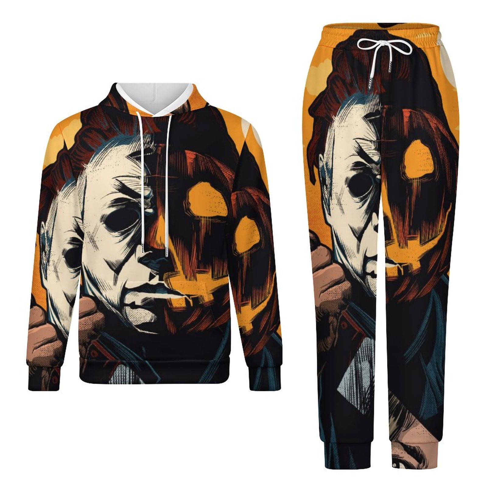 Michael Myers Adult Hoodies And Sweatpants Set Sweatshirts Jogger Pants ...