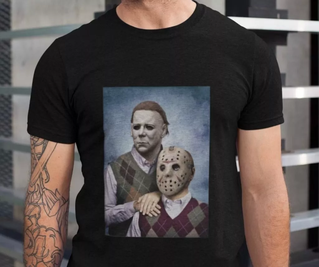 Michael Myers And Jason Voorhees Step Brothers Movie Funny Shirts ...