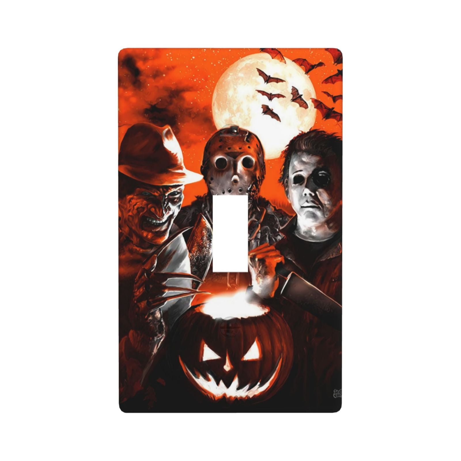 Michael Myers Anime Light Switch Cover Plates, Single Lever Wall Plate ...