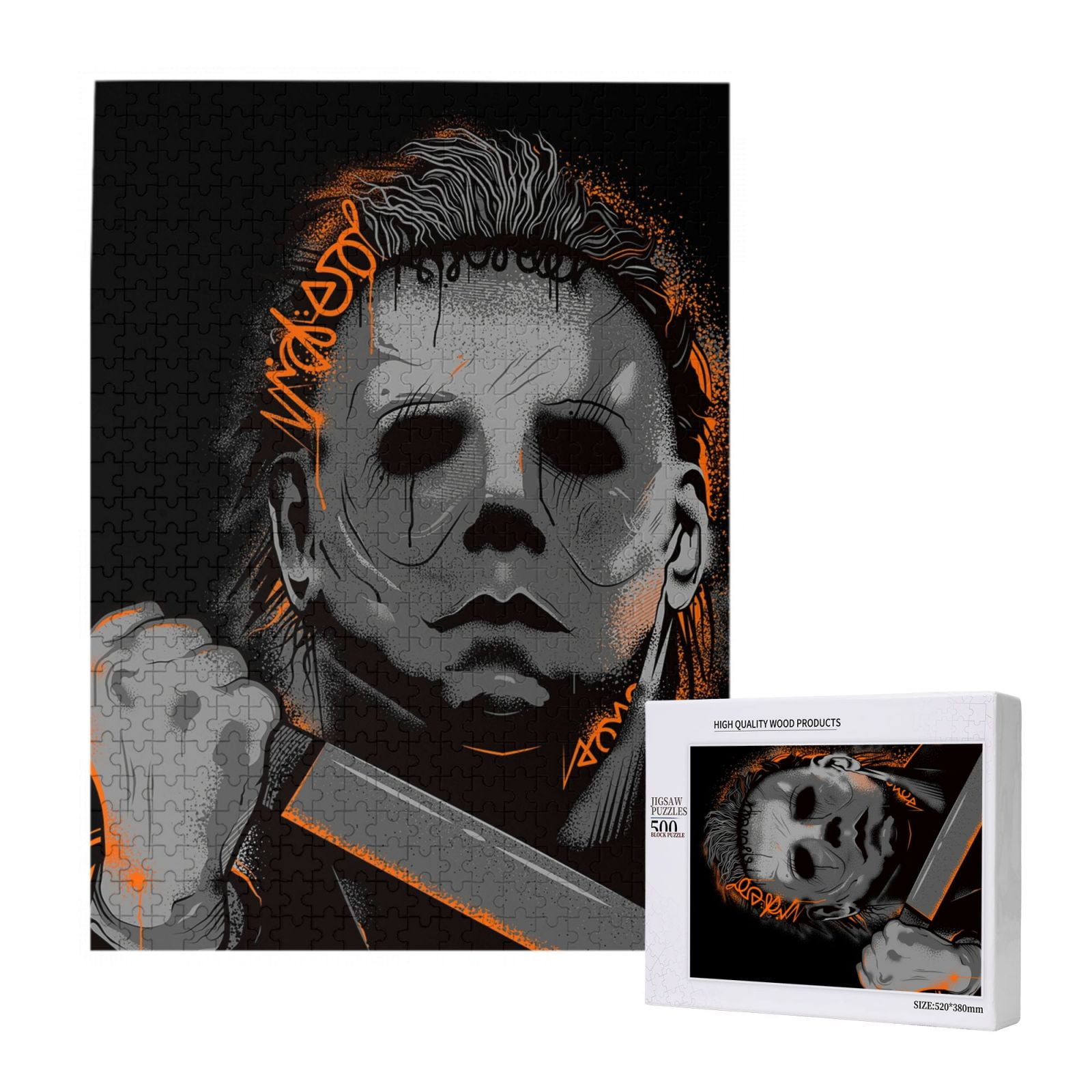 Michael Myers Anime Puzzles Boys Girls Teens 300/500/1000 Piece Wooden ...