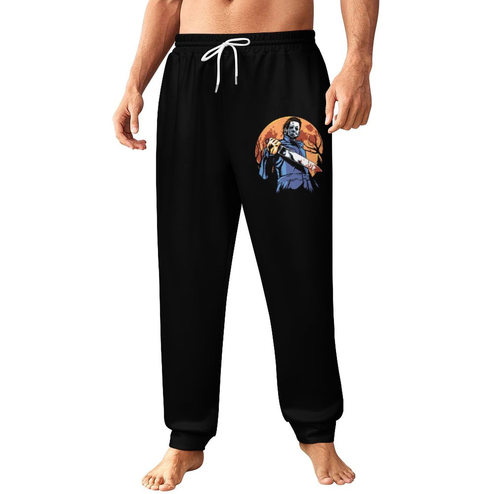 Michael Myers Art Men's Sweatpants Trousers 3D Printed Joggers Track ...