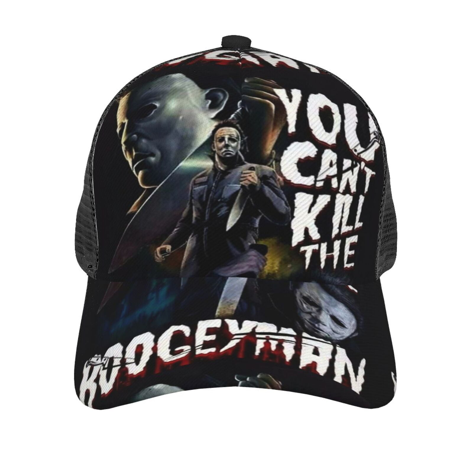 Michael Myers Baseball Caps Casual Fishing Sun Hat Mesh Back Adjustable ...