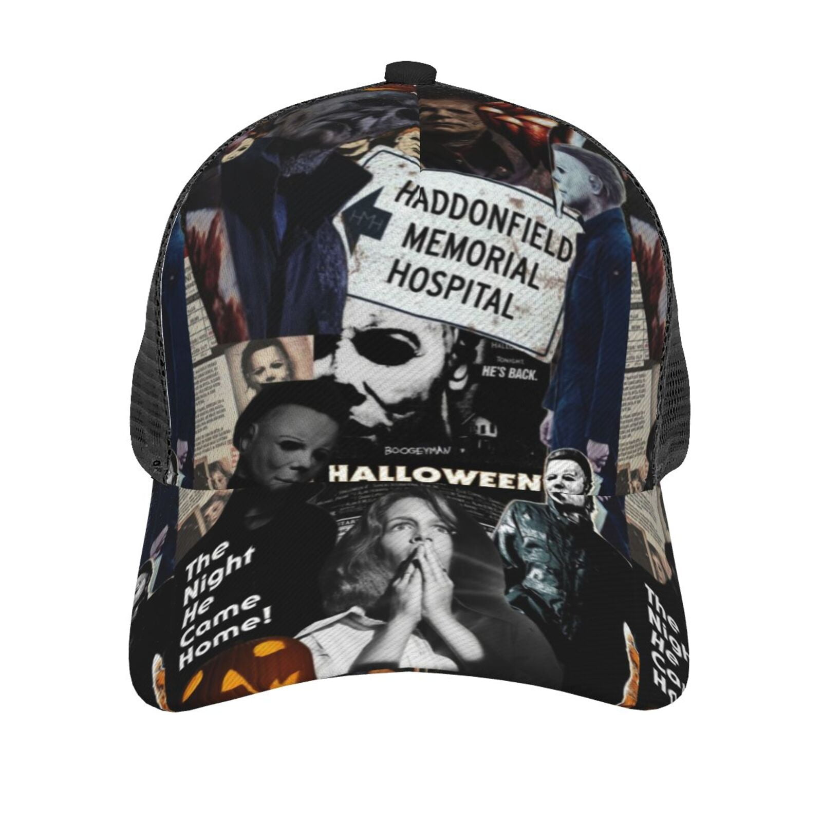 Michael Myers Baseball Caps Casual Fishing Sun Hat Mesh Back Adjustable ...