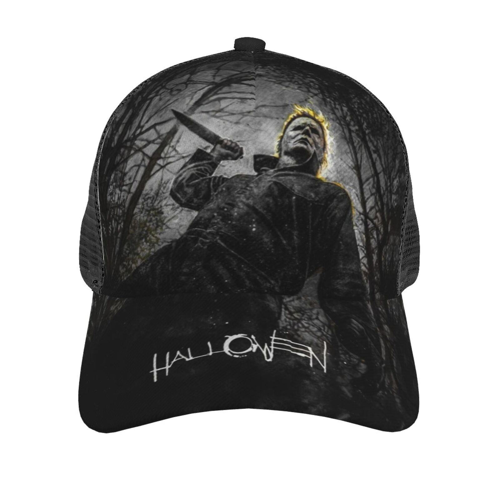 Michael Myers Baseball Caps Casual Fishing Sun Hat Mesh Back Adjustable ...