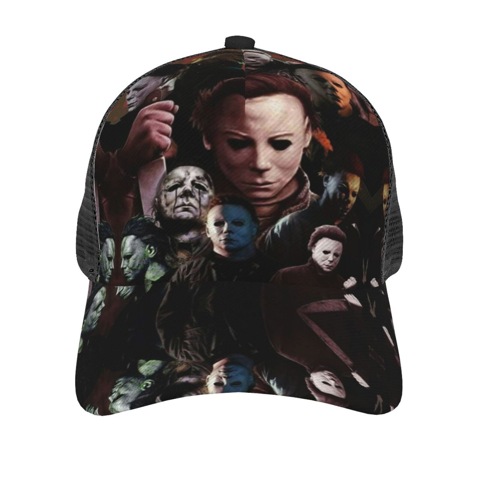 Michael Myers Baseball Caps Casual Fishing Sun Hat Mesh Back Adjustable ...