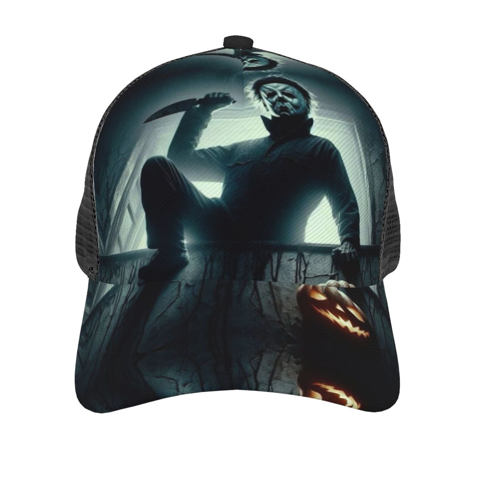 Michael Myers Baseball Caps Casual Fishing Sun Hat Mesh Back Adjustable ...