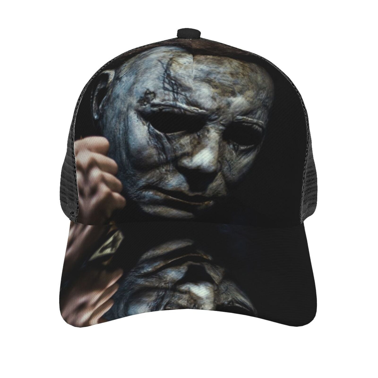 Michael Myers Baseball Caps Casual Fishing Sun Hat Mesh Back Adjustable ...