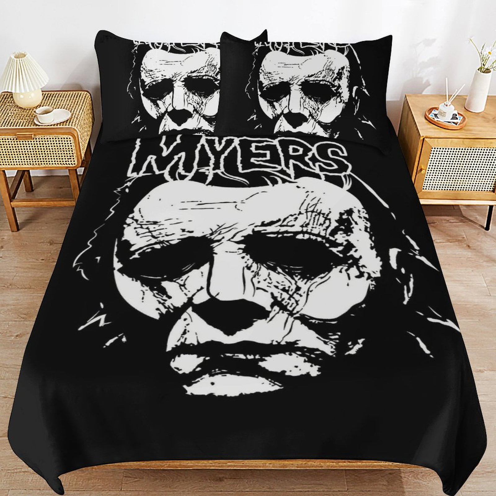 Michael Myers Bed Duvet Cover Microfiber Bedding Sets 3D Printed ...