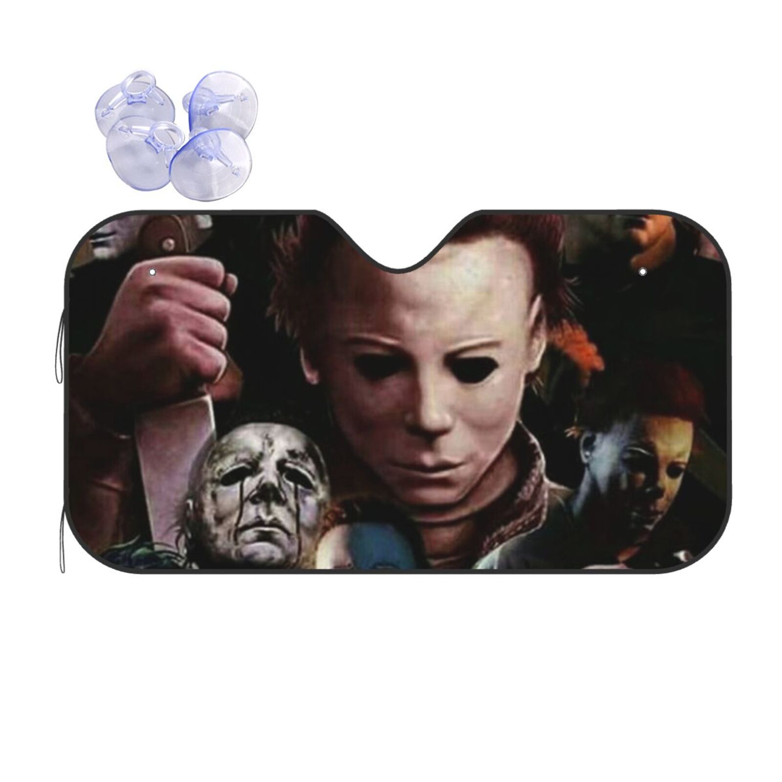 Michael Myers Car Windshield Sunshade Blocks UV Rays&Keeps Vehicle Cool ...
