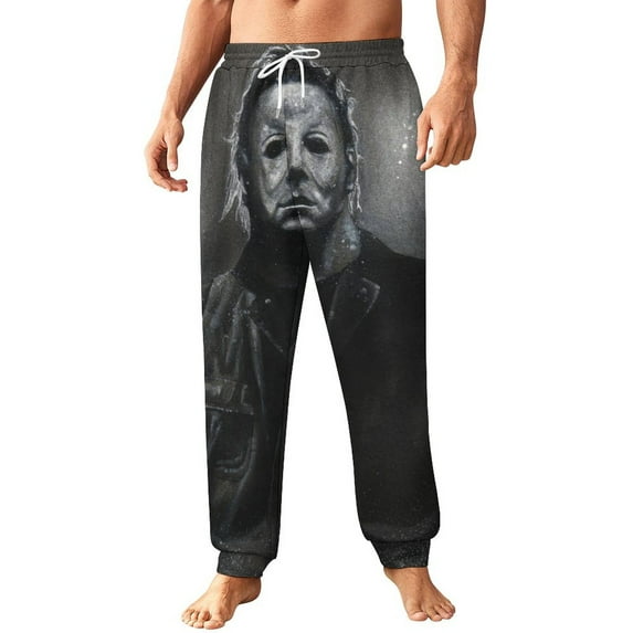 Michael Myers Character Men's Sweatpants Trousers 3D Printed Joggers ...