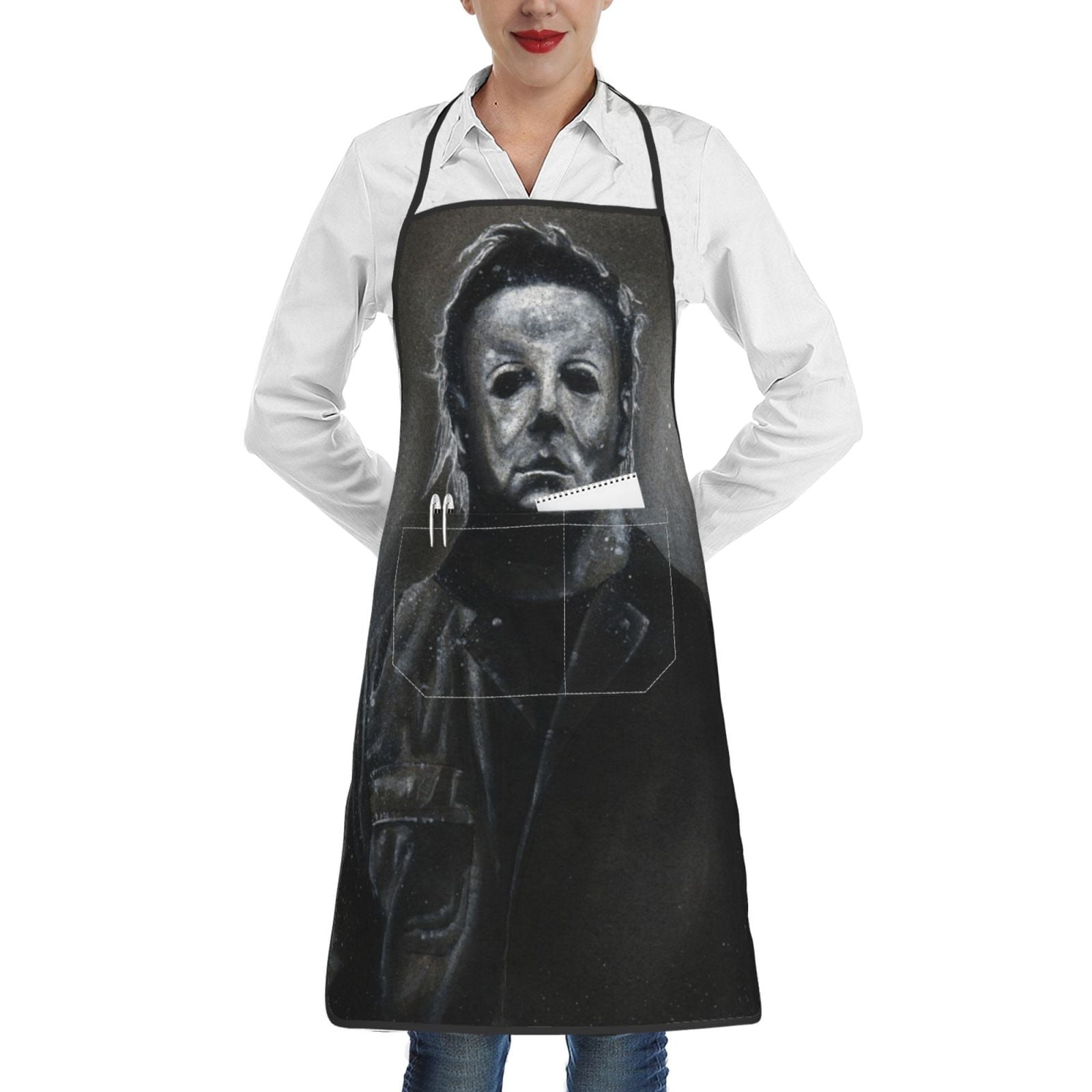 Michael Myers Character Waterproof Apron Home Decor Kitchen Fashion ...