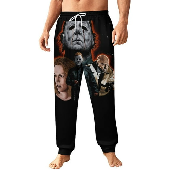 Michael Myers Characters Men's Sweatpants Trousers 3D Printed Joggers ...