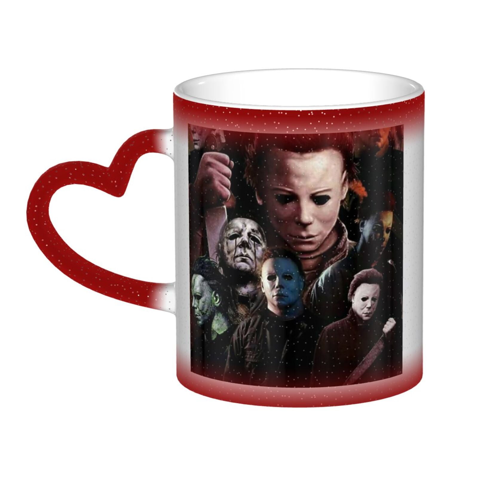Michael Myers Color Changing Mug Heat Sensitive Magic Funny Art Coffee ...