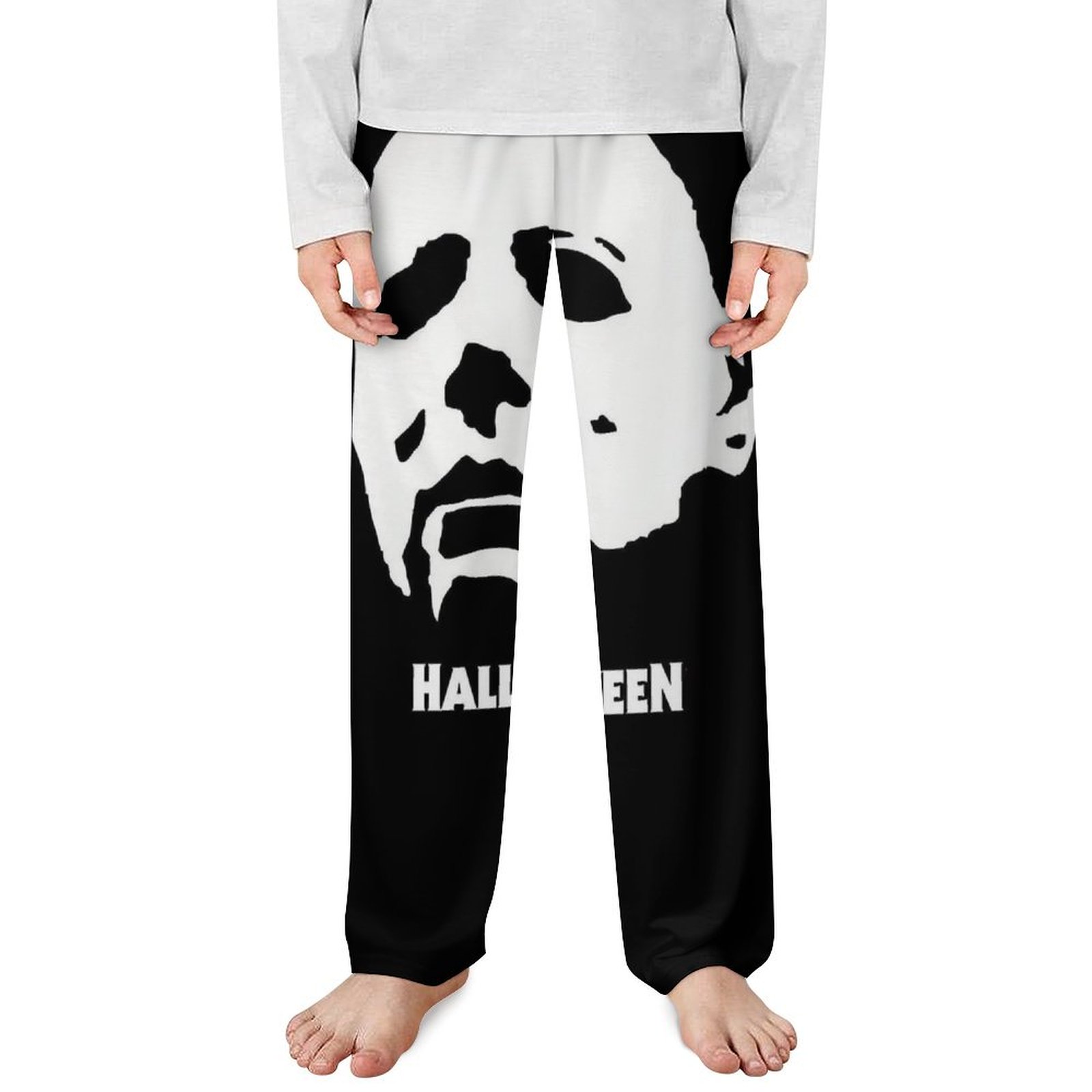 Michael Myers Comfy Pajamas For Kids Cozy Lounge Straight Leg Home ...