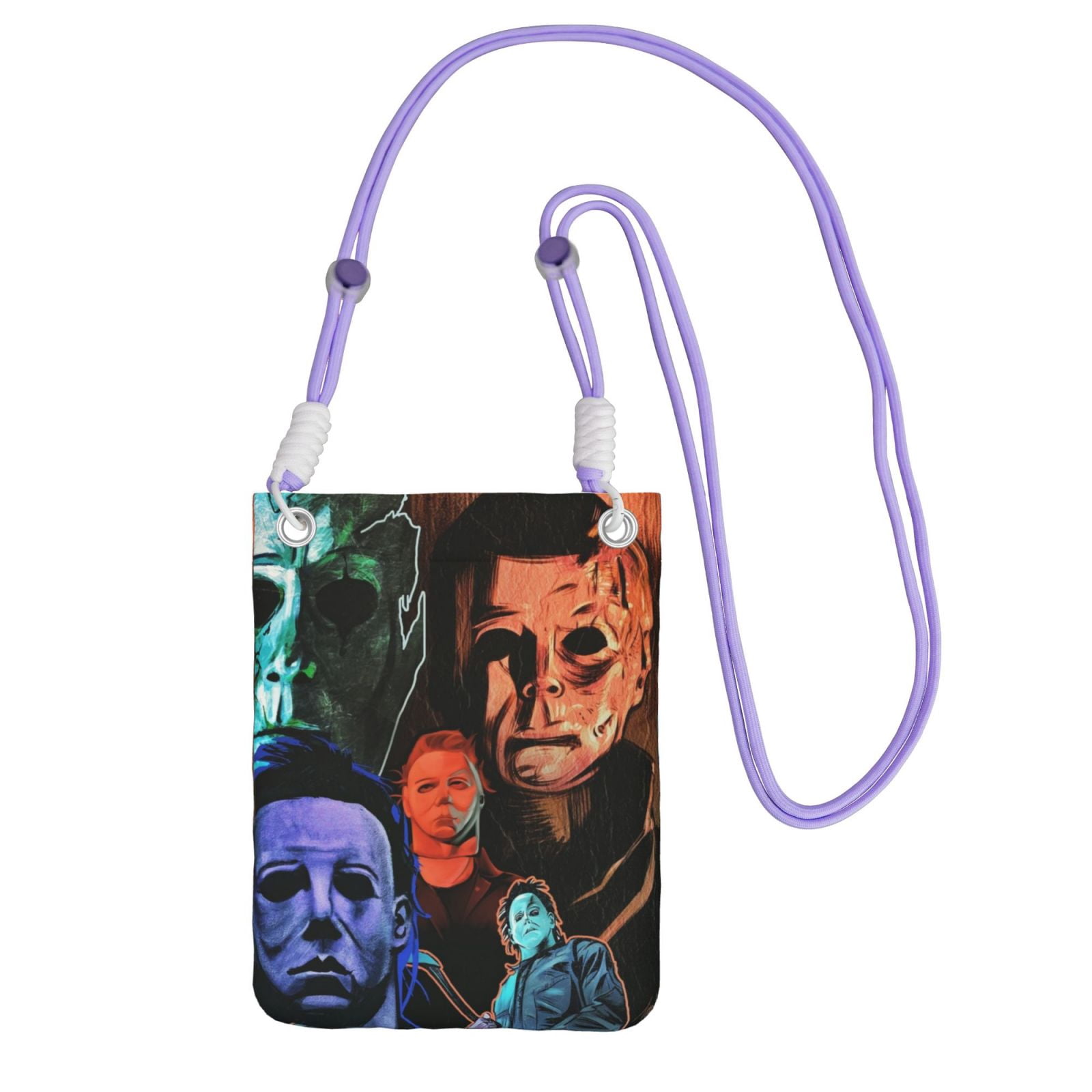 Michael Myers Crossbody Bag Travel Wallet Cell Phone Pouch Purse with ...