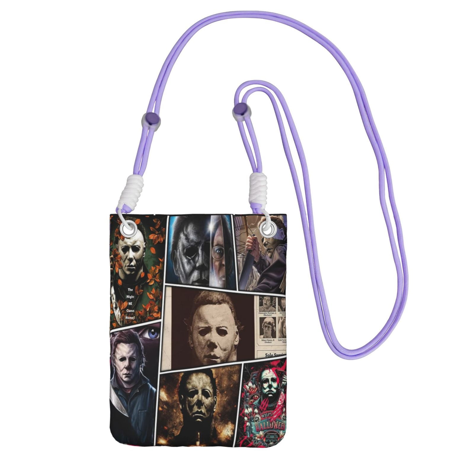 Michael Myers Crossbody Bag Travel Wallet Cell Phone Pouch Purse with ...