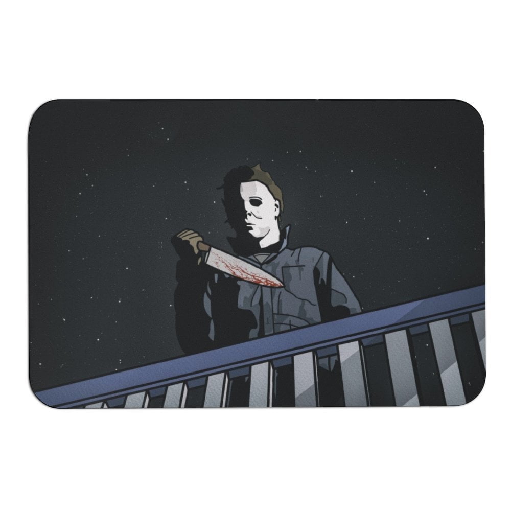 Michael Myers Diatom Mud Mat Non Slip Soft Floor Rugs Doormat Super ...