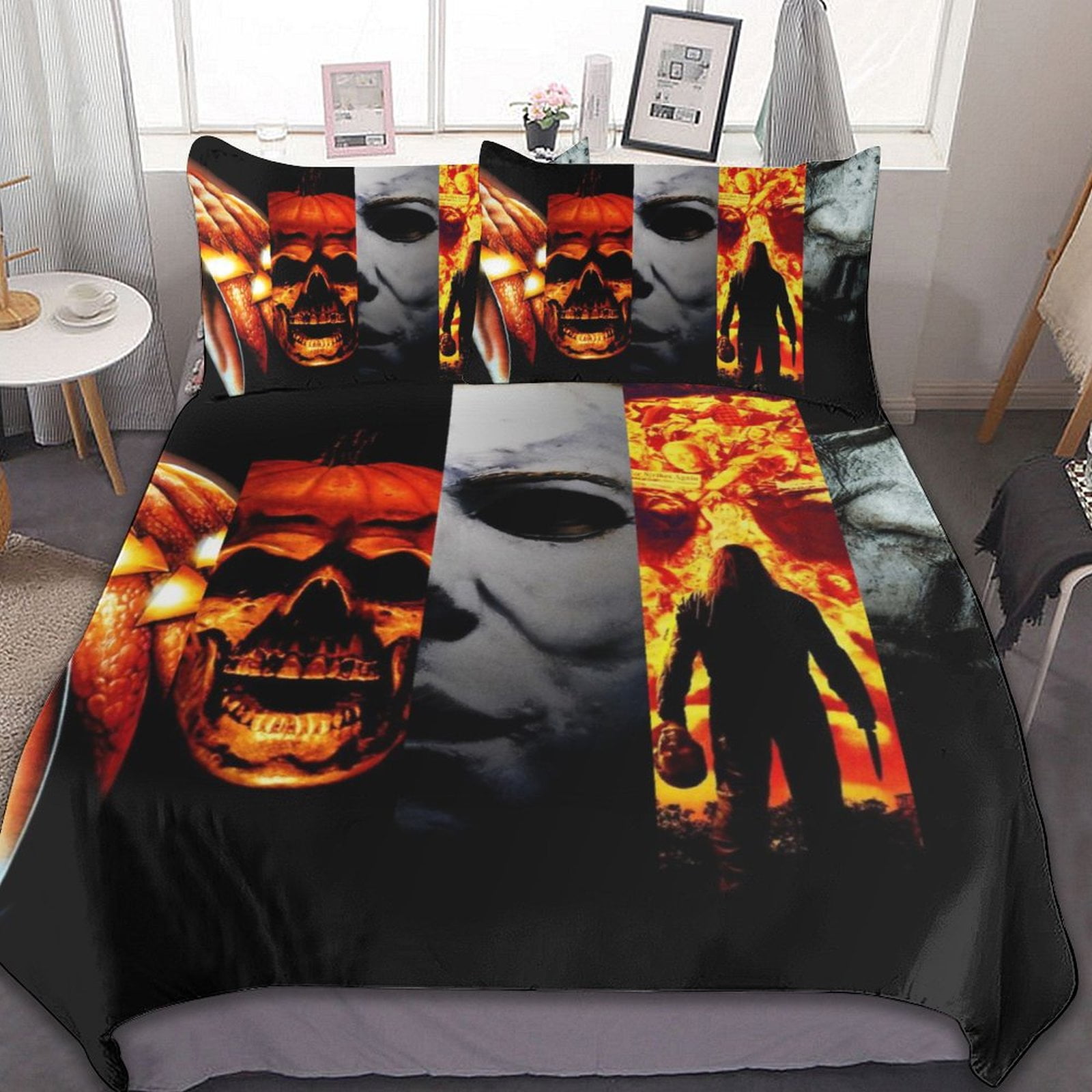 Michael Myers Film 3 Piece Bedding Sets Decor Comforter Sets With One ...