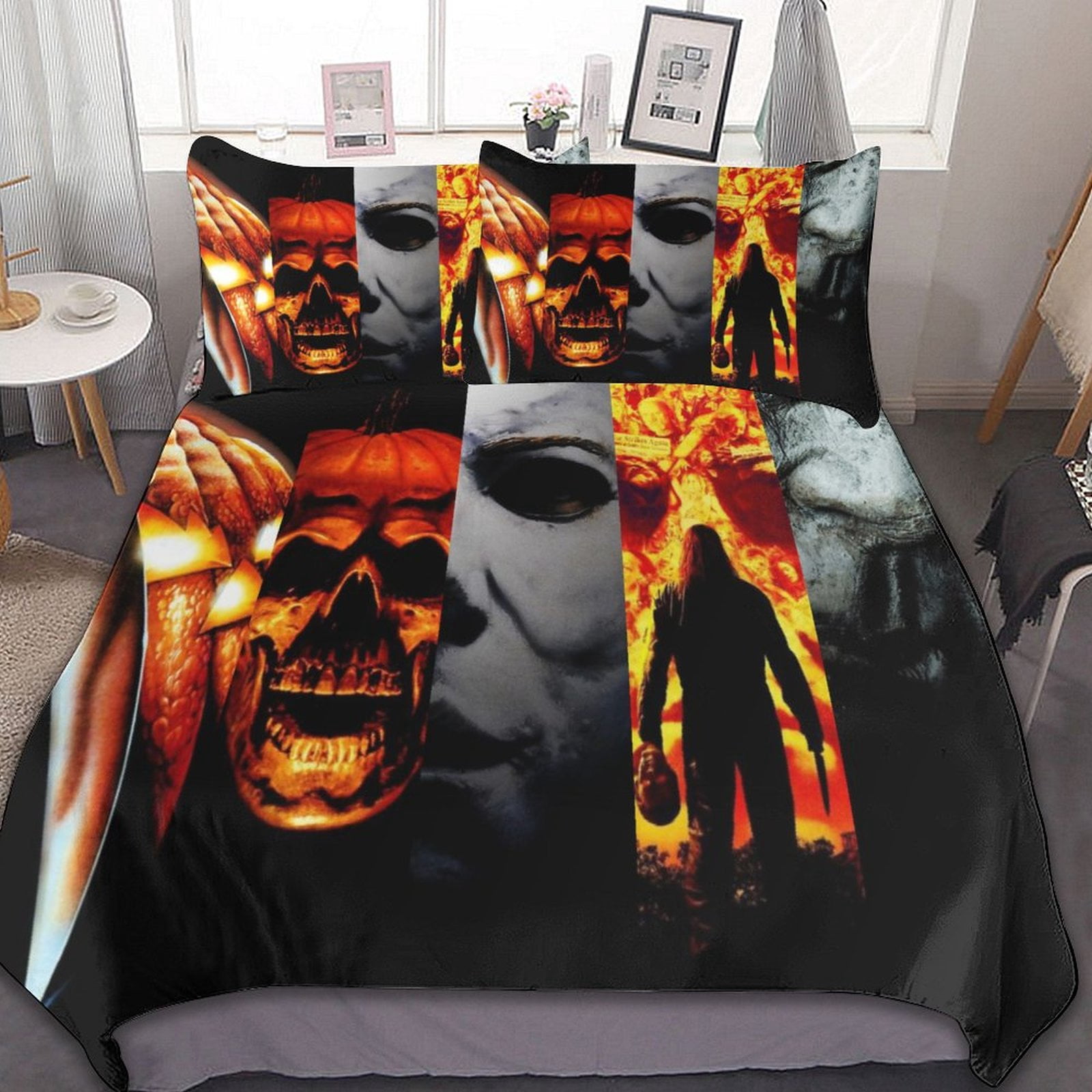Michael Myers Film 3 Piece Bedding Sets Decor Comforter Sets With One ...