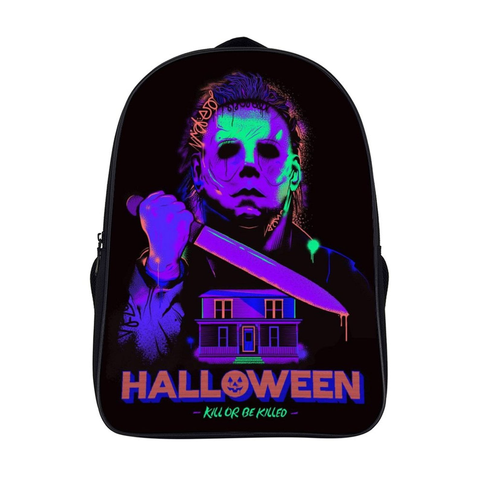 Michael Myers Halloween 16 Inch Backpack Book Bag Outdoor Daypack ...